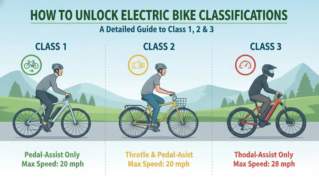 How To Unlock Electric Bike Classifications: A Detailed Guide to Class