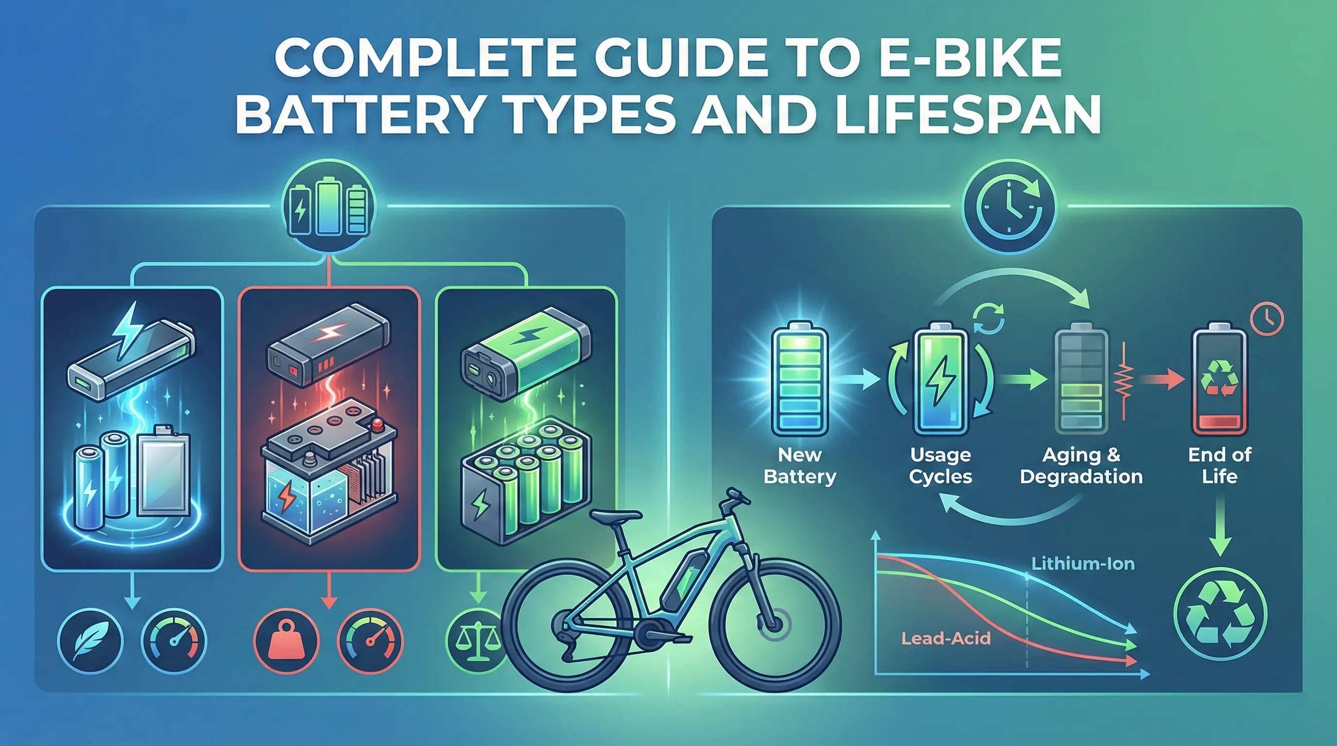 Complete Guide to E-Bike Battery Types and Lifespan: Maximize Range