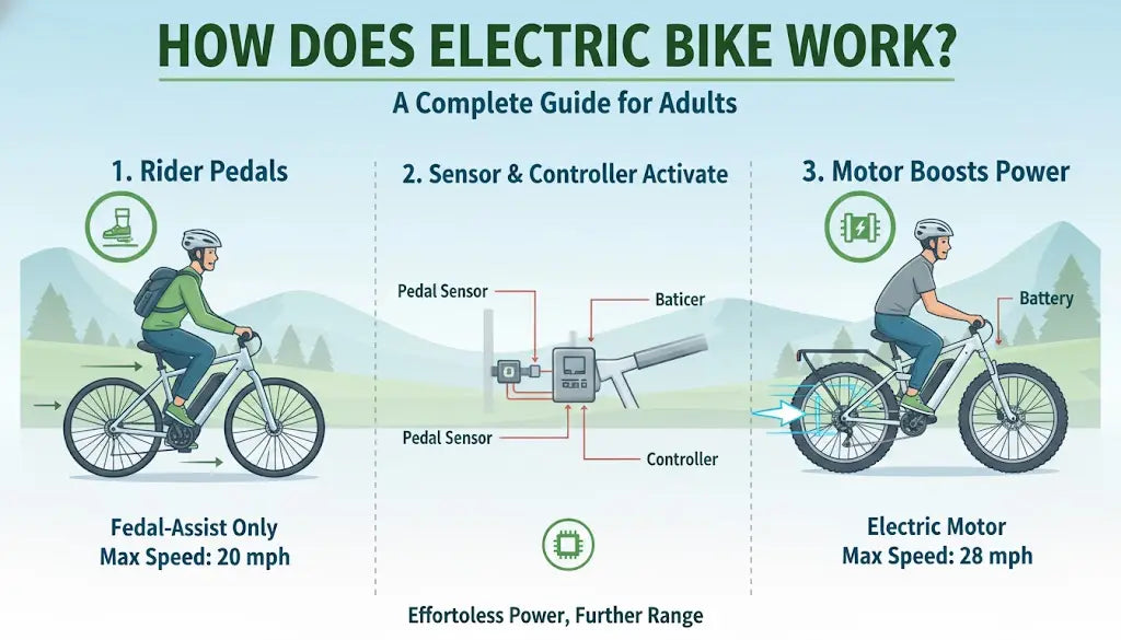 How Does Electric Bike Work? A Complete Guide for Adults